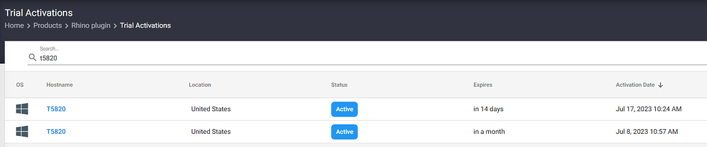 ActivateTrial() creates a new trial on the same machine - General ...